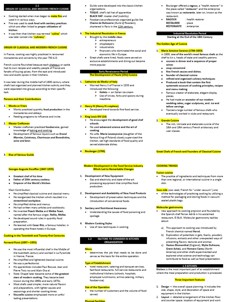 Kitchen Essentials | PDF