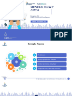 06 - Menulis Policy Paper (Guspika) | PDF