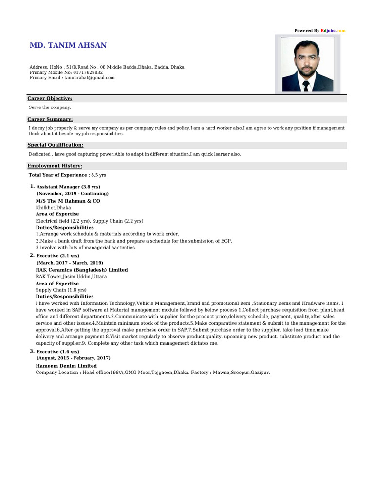 Md. Tanim Ahsan | Download Free PDF | Economies | Business