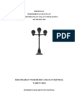 Contoh Usulan Musrenbang 2023-2025 | PDF