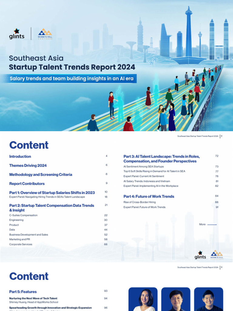 SEA Startup Talent Trends 2024 Report | PDF | Cost Of Living | Startup ...
