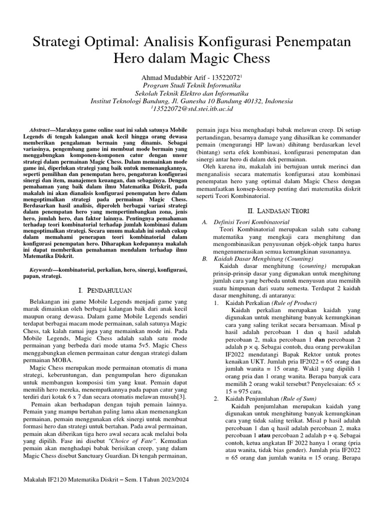 Makalah Matdis 2023 | PDF