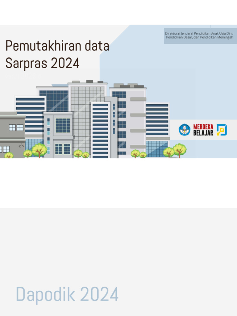Panduan Pemutakhiran Data Sarpras 2024 | PDF