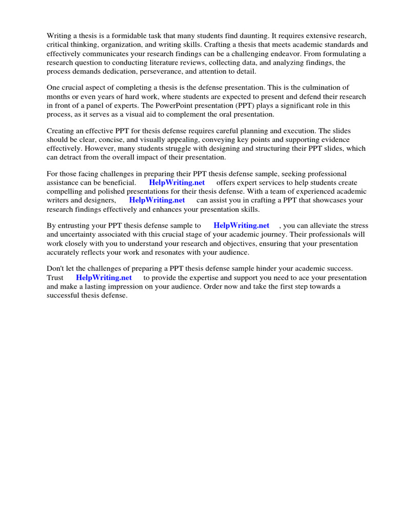 Thesis Defense Sample | PDF | Microsoft Power Point | Thesis