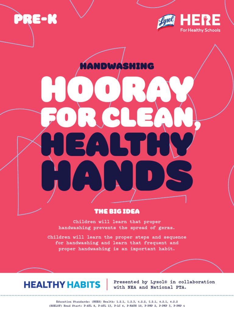 Teach Kids Hand Washing For Kids Lesson Plan | PDF | Hand Washing | Hand