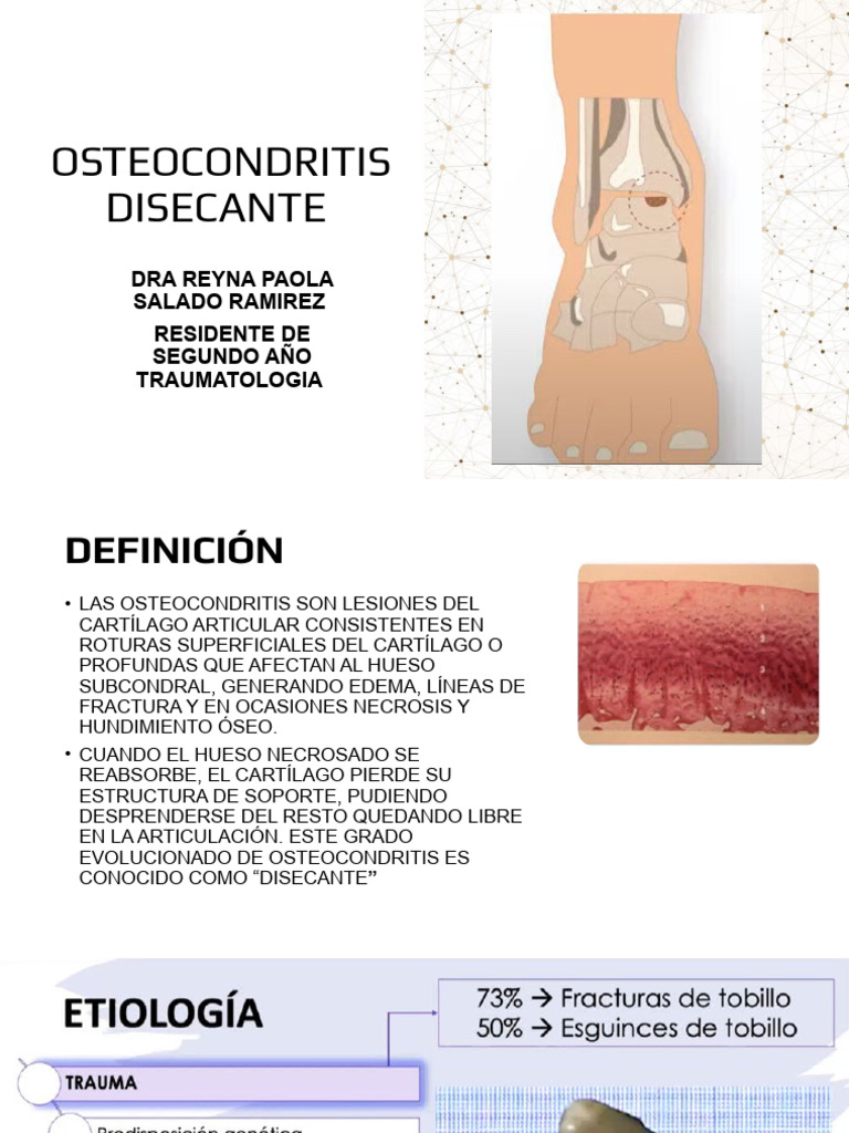 Osteocondritis Discecante | PDF | Hueso | Articulación