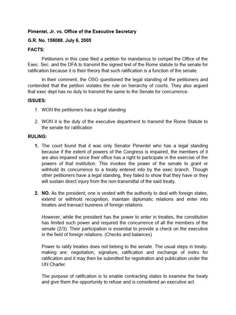 Assignment 1 SI | PDF | Treaty | International Criminal Court