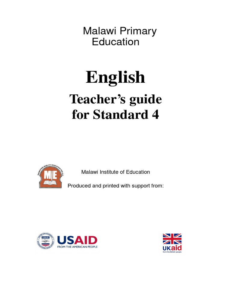 Standard 4 English TG Full Book - 12 Oct 2017 | Download Free PDF ...