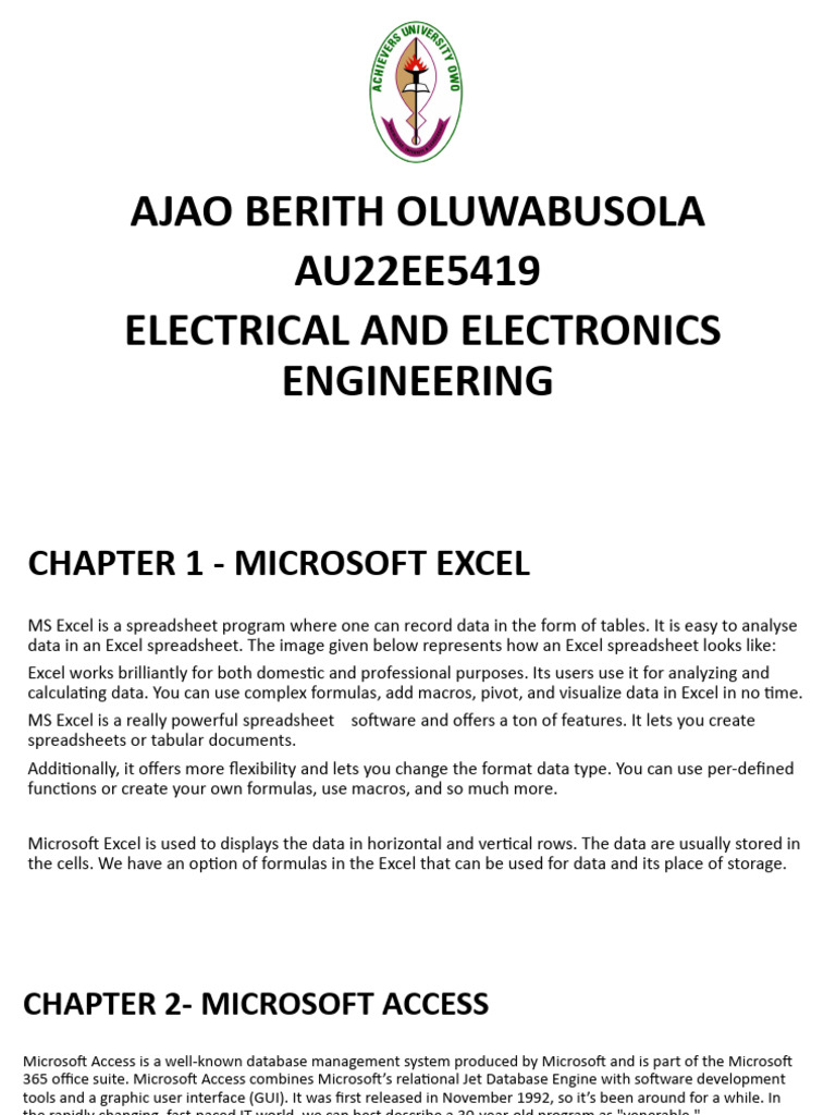 Berith Cen 201 Assignment Presentation - 092410 | PDF