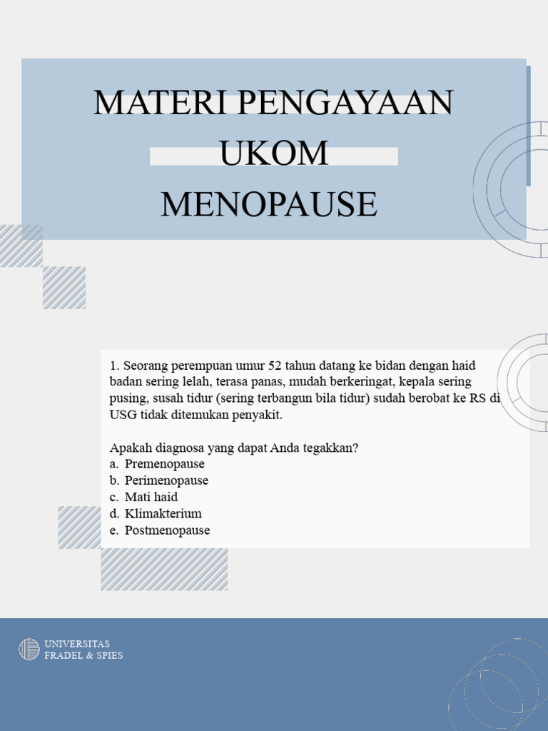 Menopause | PDF