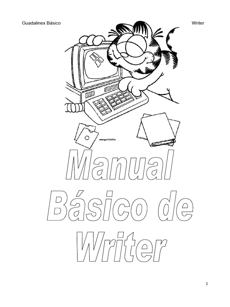 Guía de uso de Writer en Guadalinex | PDF | Hipervínculo | Archivo de ...