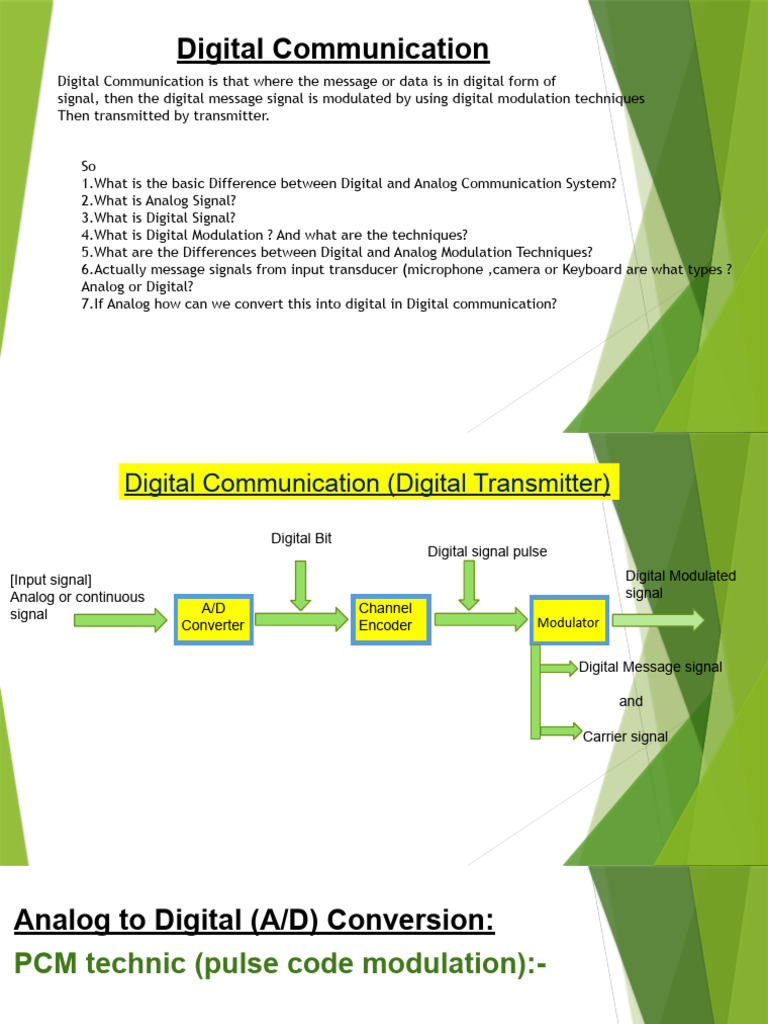 AD Conversion (PCM) | PDF | Modulation | Analog To Digital Converter