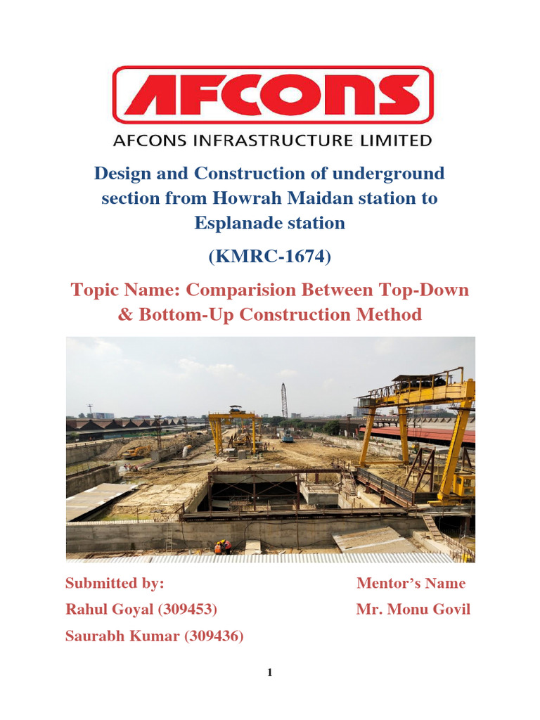 Top Down & Bottom Up Construction | PDF