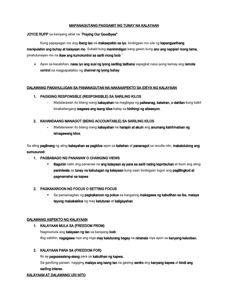 ESP Lecture Notes 2nd Q | PDF