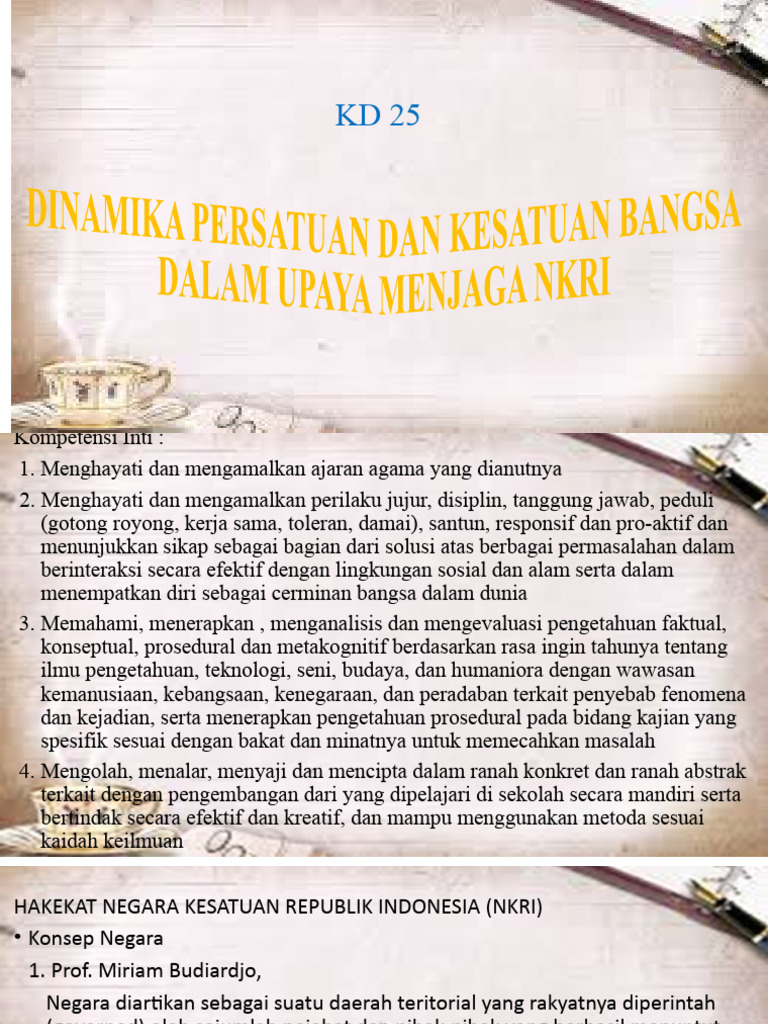 KD 25 Dinamika Persatuan | PDF