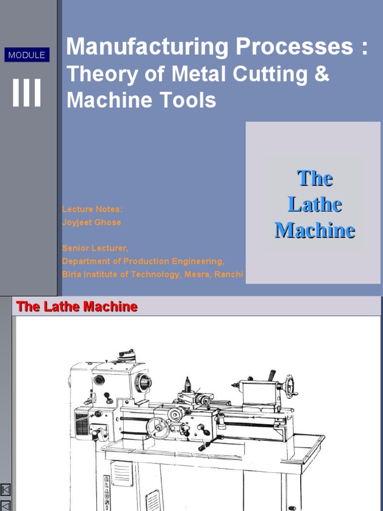 Lathe | PDF | Machines | Machining