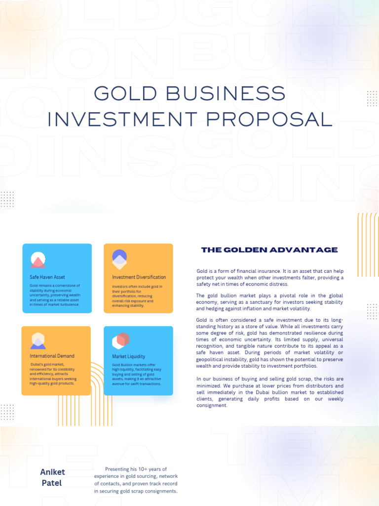 Gold Investment | PDF | Investing | Profit (Economics)