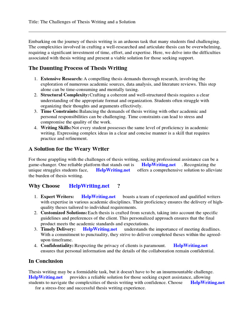 Sample of Master Thesis Acknowledgement | PDF