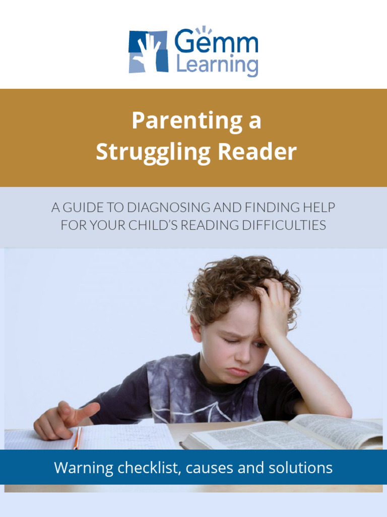 Guide To Parenting A Struggling Reader | PDF | Reading Comprehension ...