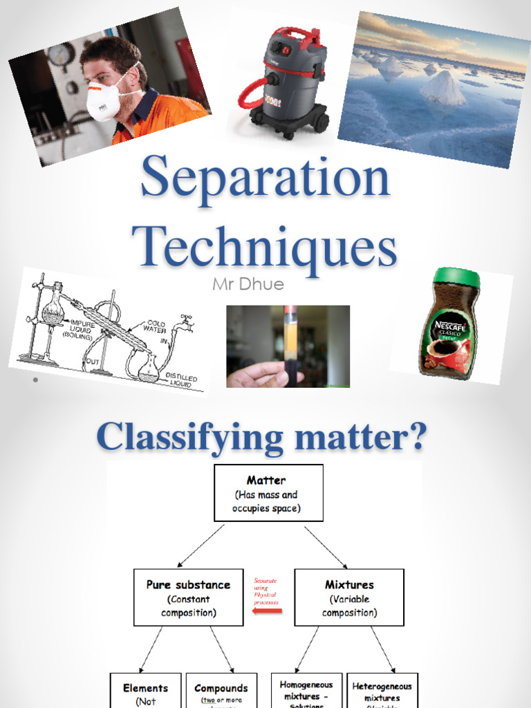 Seperation of Mixtures | PDF | Chromatography | Mixture