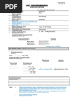 Contoh Blanko Lku Dan Data Karyawan | PDF