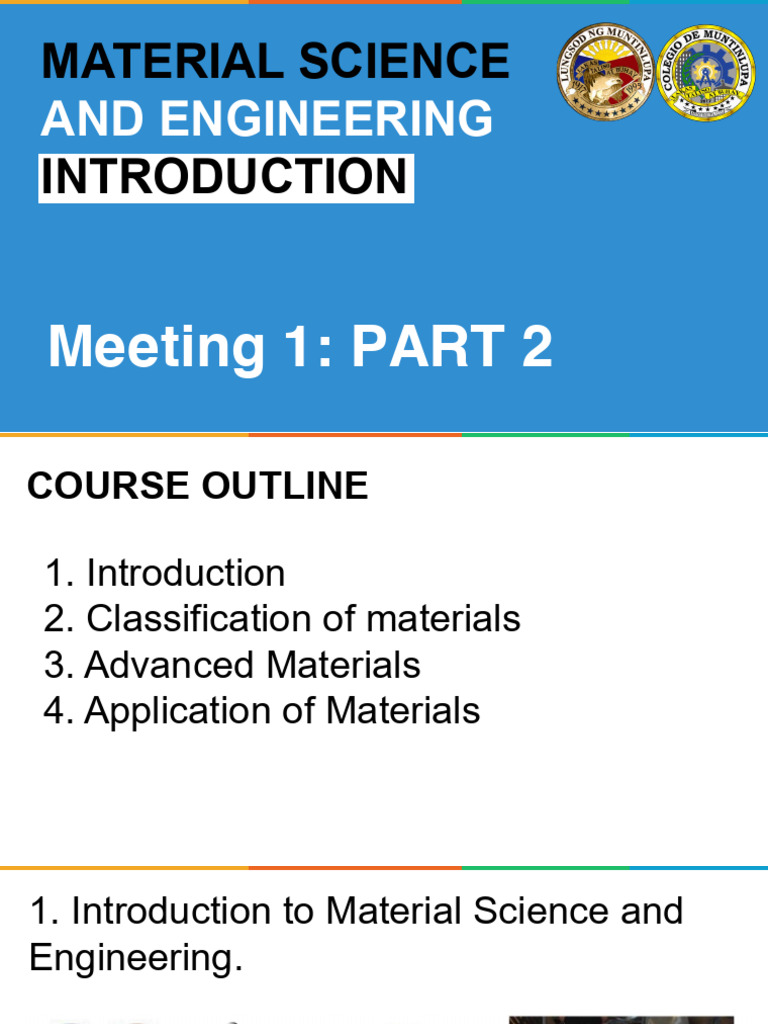 Material Science Introduction | PDF