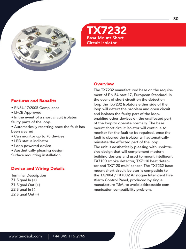 Base Mount Short Circuit Isolator | PDF | Computer Engineering ...