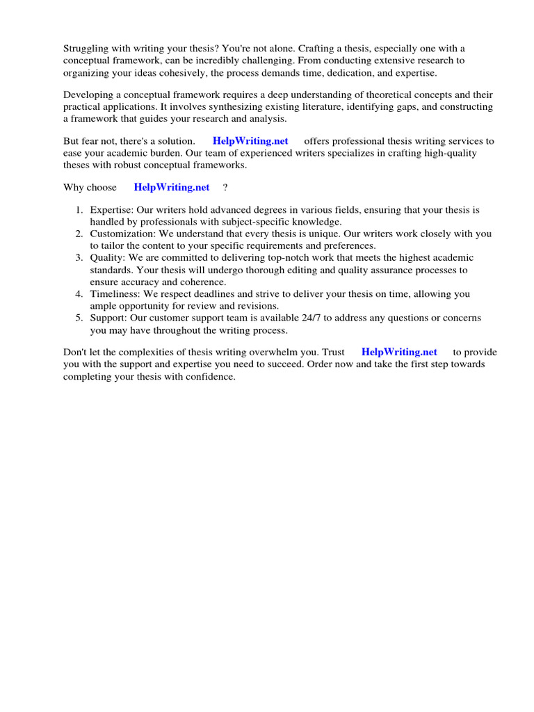 Example of Thesis With Conceptual Framework | PDF | Theory | Hypothesis