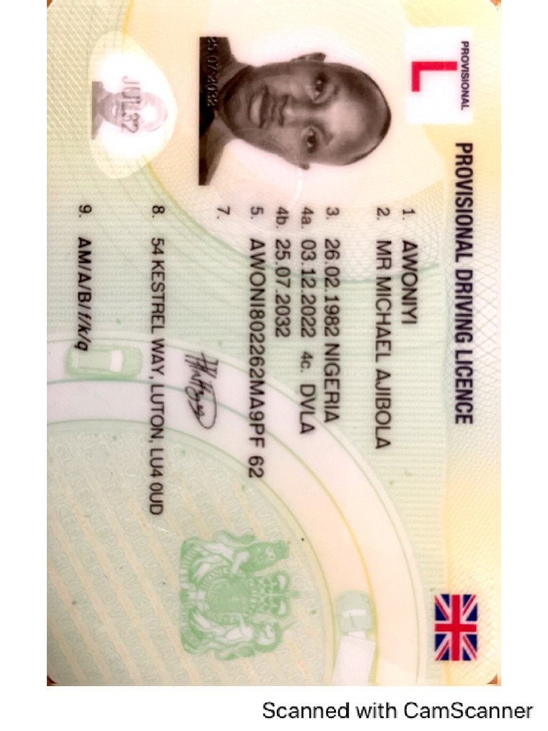 Provisional Driving Licence | PDF
