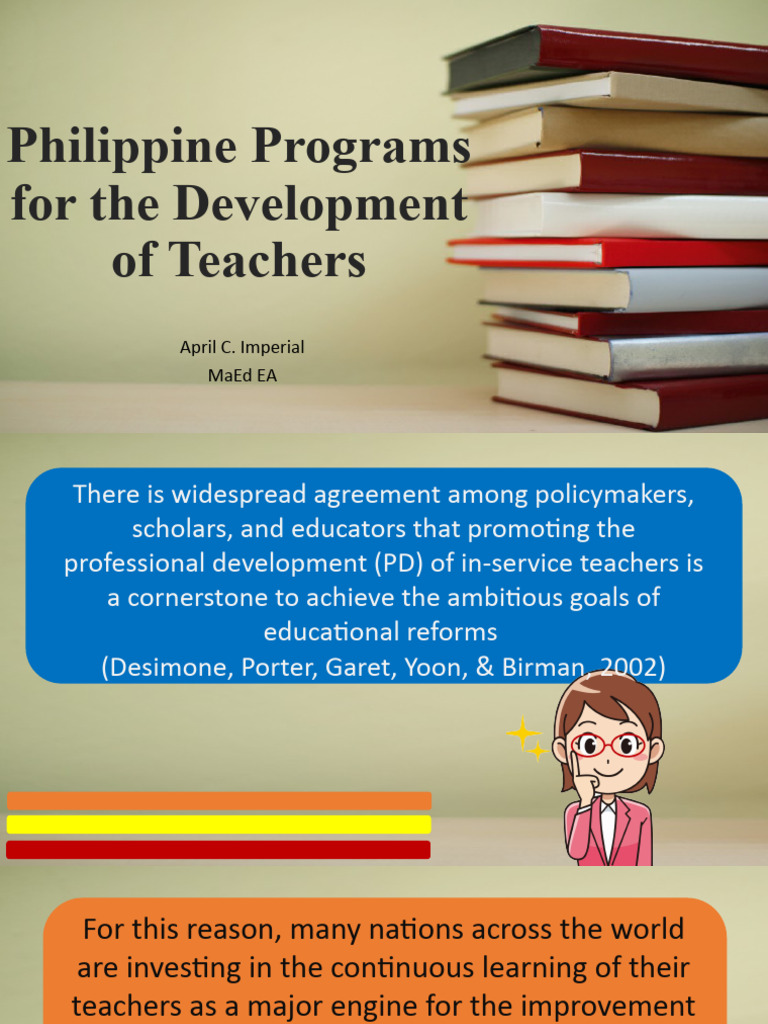 Philippine Programs For The Development of Teachers | PDF | Learning ...