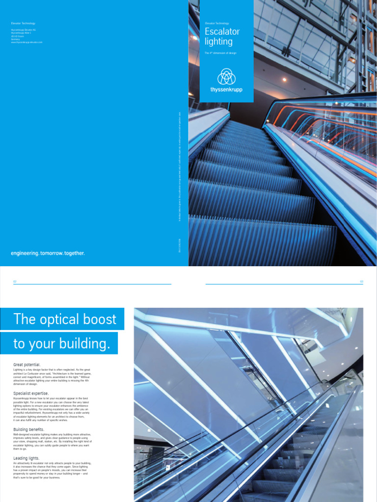 Escalator Lighting Solutions Overview | PDF | Escalator | Traffic Light