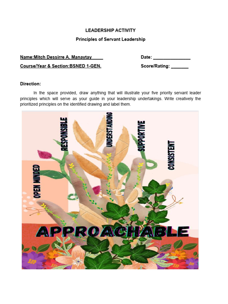 Leadership Activity - 4 | Download Free PDF | Leadership | Justice