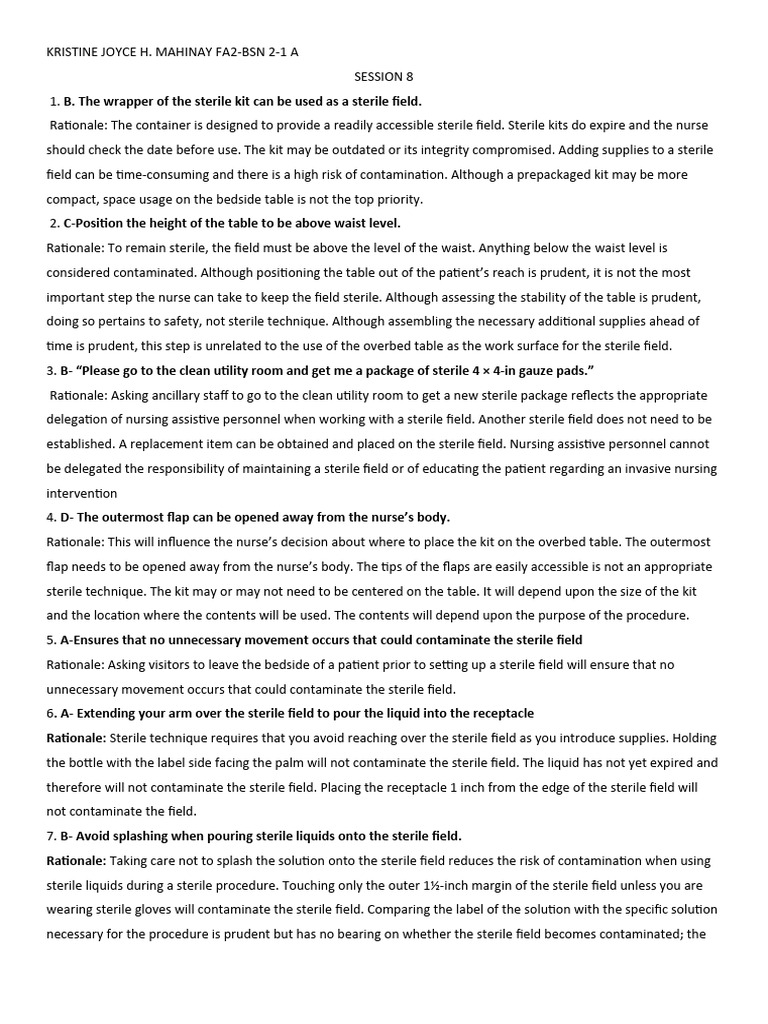 Sas 8 Pdf Nursing Medicine