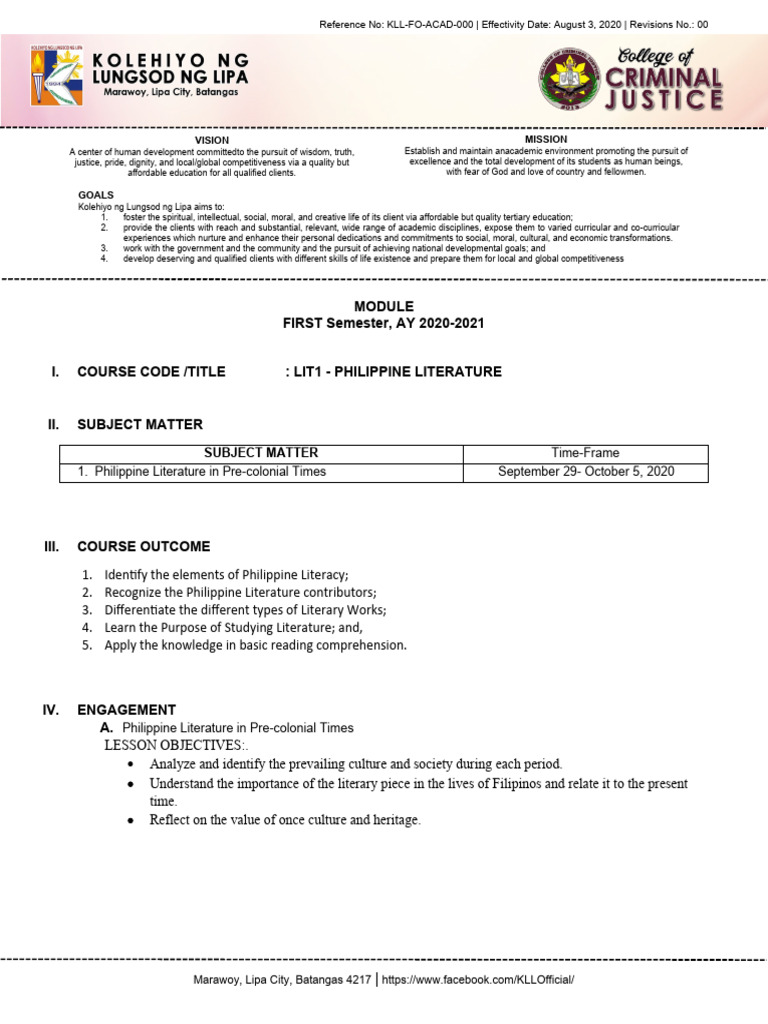 LIT-101-MODULE For Modular | PDF