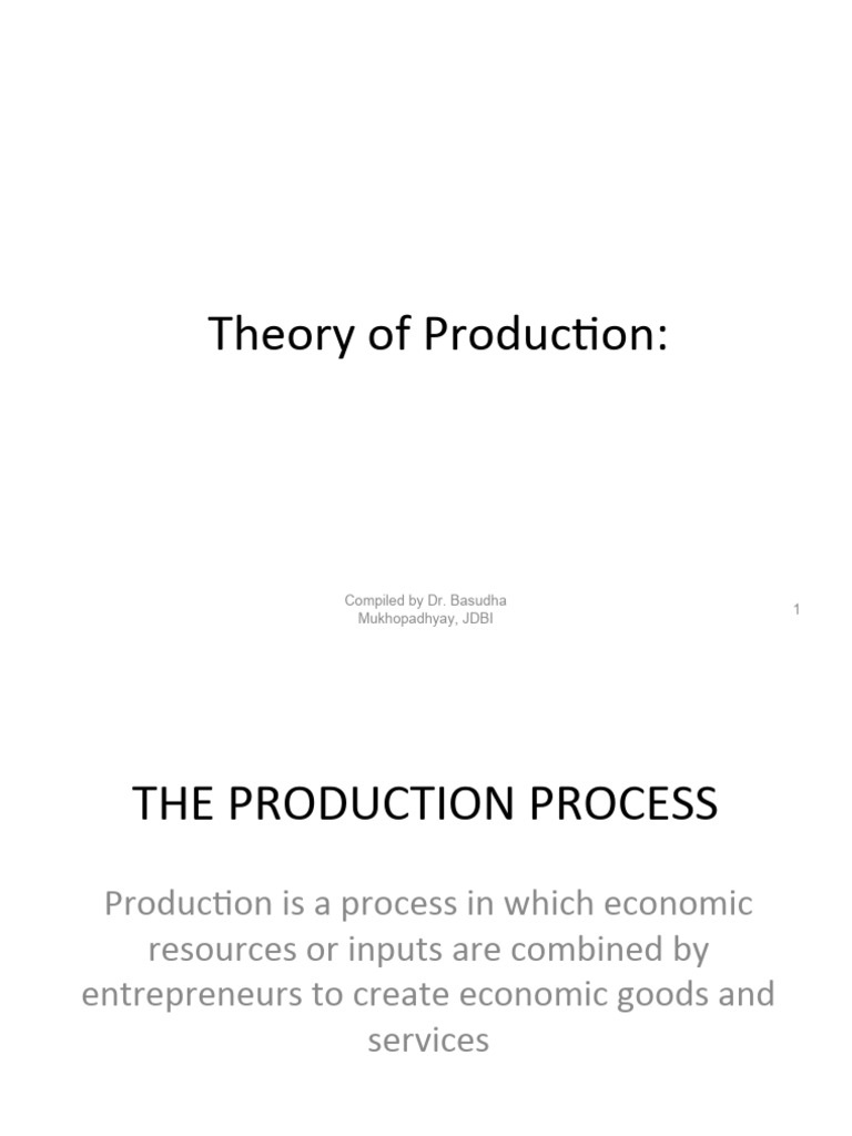 Unit2 (Prodution and Cost) | PDF | Production Function | Long Run And Short Run