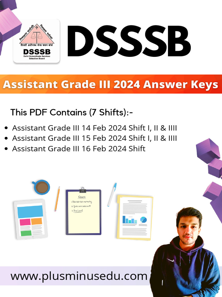 DSSSB Asst GRIII Feb 2024 Plusminus Compiled | PDF | Computers