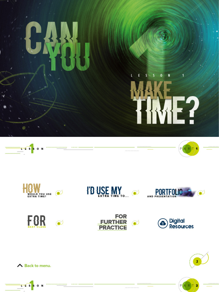 Lesson 1 - Time Management and Negotiation | PDF | Verb | English Language
