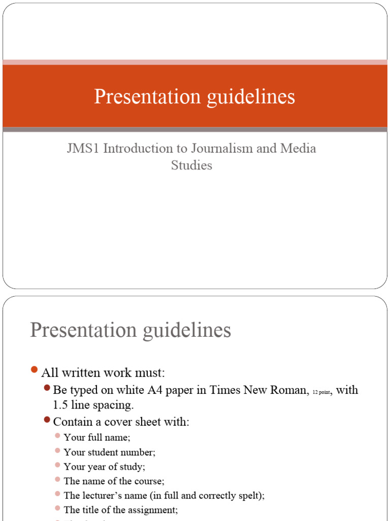 Presentation - Guidelines 2022 | PDF