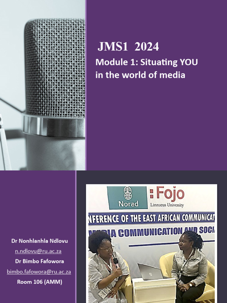 JMS1 Module 1 Week 1 - Merged | PDF | Social Science JMS1 Module 1 Week 1 - Merged | PDF | Social Science