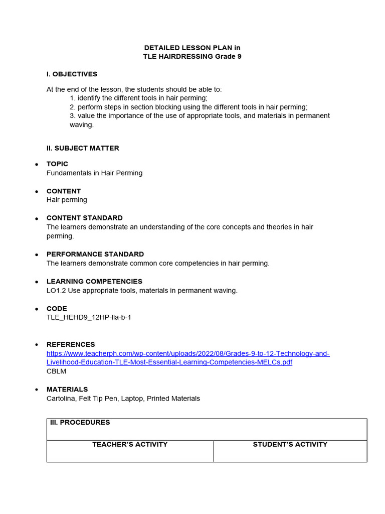 MONTEBON DLP (Week 1) | PDF | Lord's Prayer | Hair