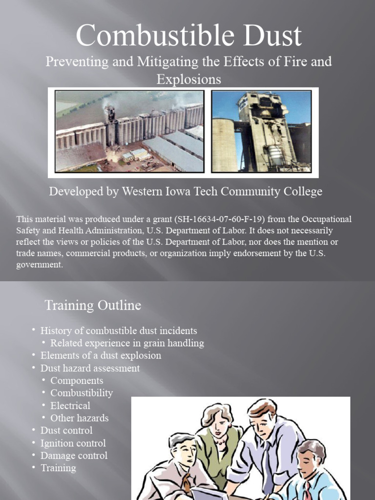 mod_4_combustible_dust2 | PDF | Combustion | Dust