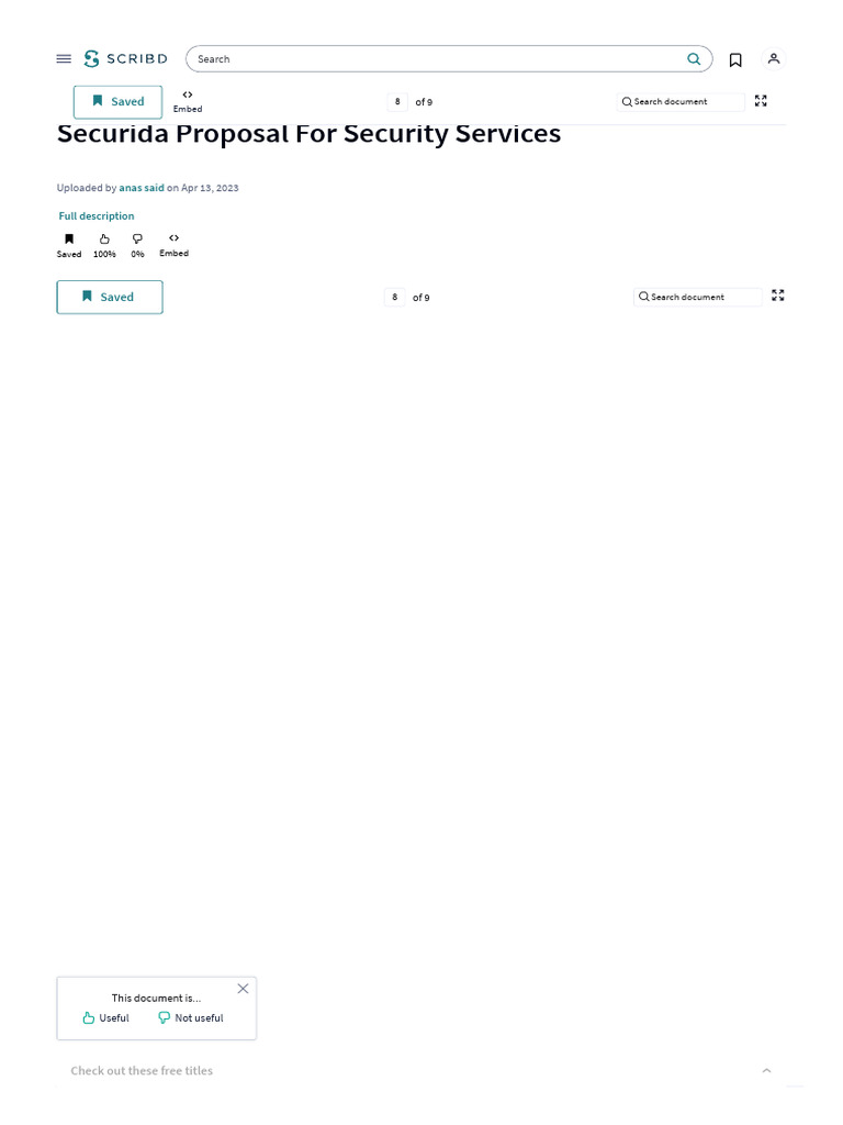 Securida Proposal For Security Services - PDF - Security Guard - Insurance | PDF | Security ...