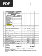 Sample Quotation For CCTV Installation | PDF