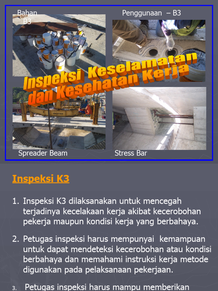 Inspeksi K3 | PDF