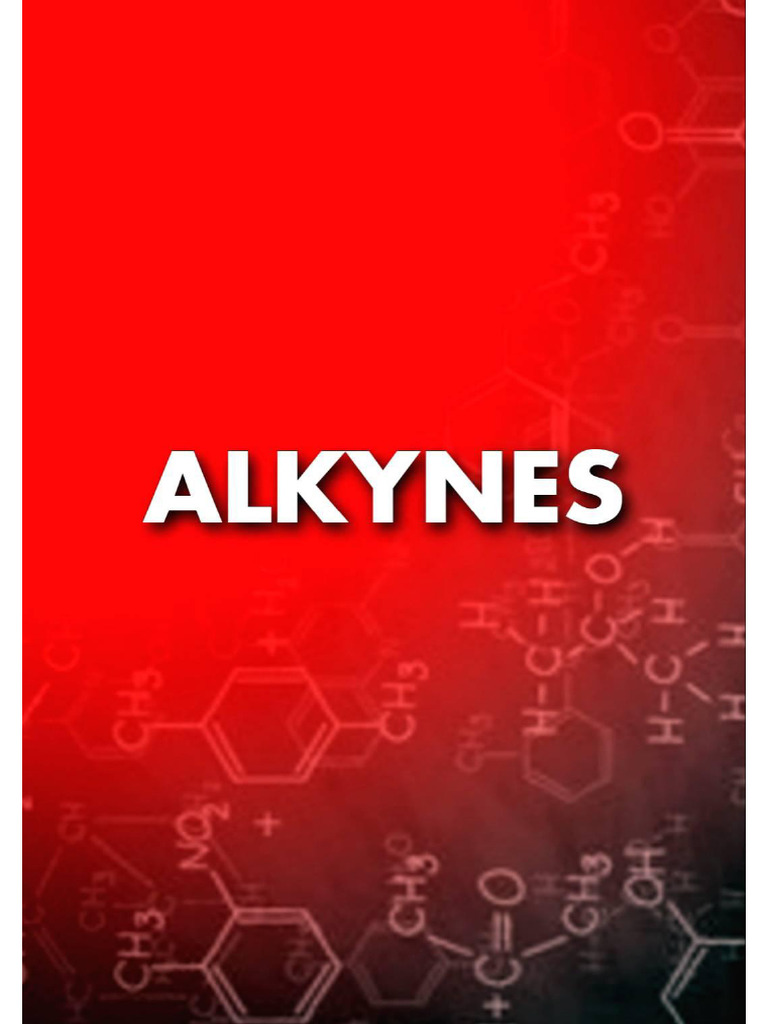 Alkynes PDF | PDF