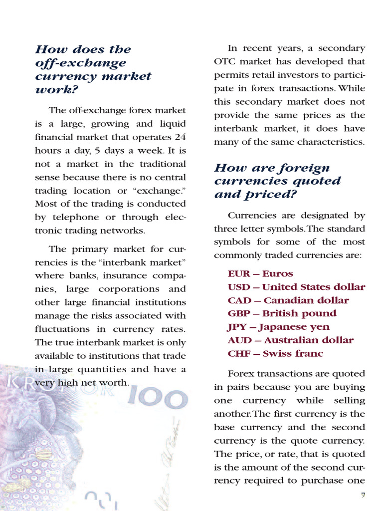 Forex Pages 4 | PDF | Foreign Exchange Market | International Trade