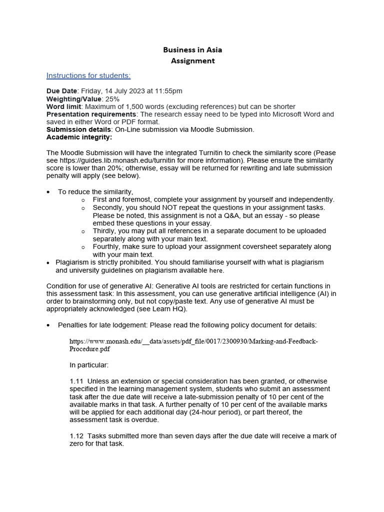 ECX3550 Assignment WS 2023 (1) | PDF