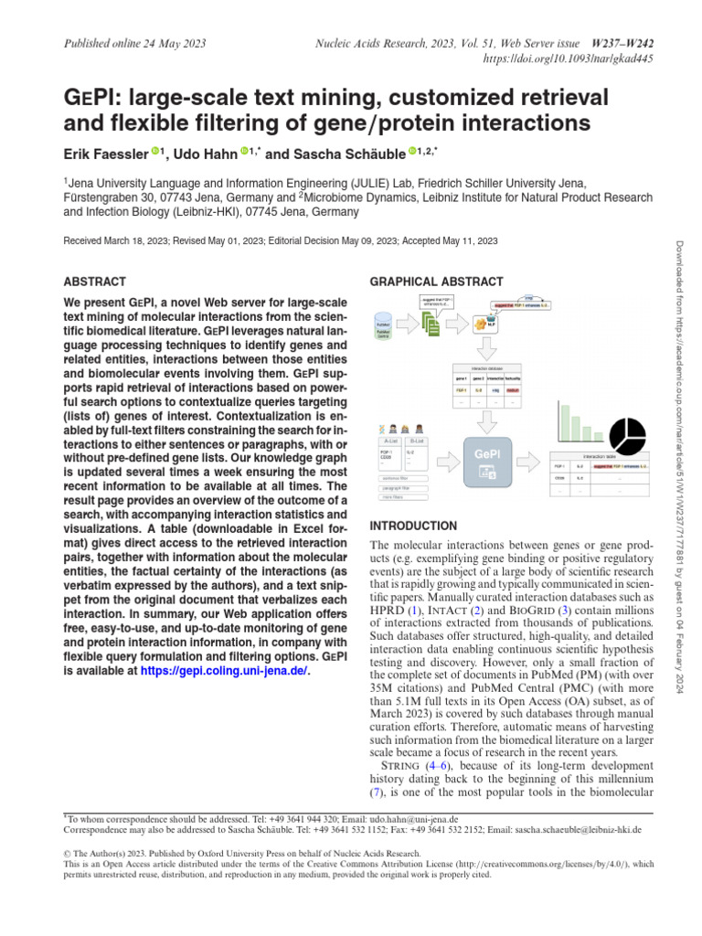 Gkad 445 | PDF | Protein–Protein Interaction | National Center For Biotechnology Information