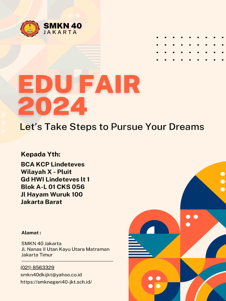Proposal Edufair 2024 | PDF
