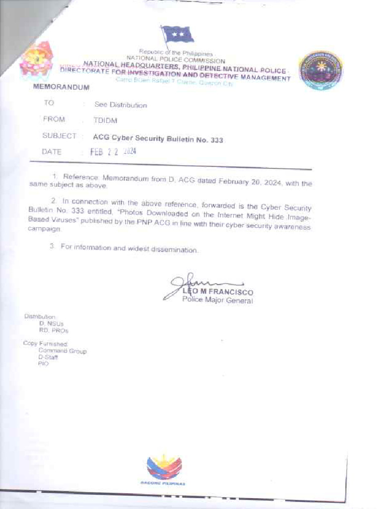 ACG Cyber Security Bulletin 333 | PDF